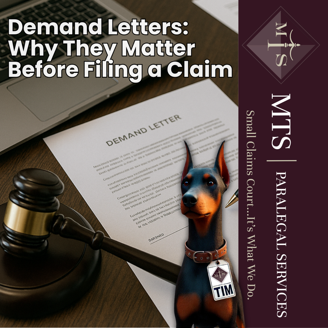 MTS Paralegal ServicesDemand Letters: Why They Matter Before Filing a Claim - MTS Paralegal Services